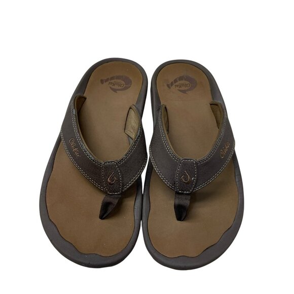 OluKai | Shoes | Olukai Ohana Mens Thong Sandals Us Size 9 Dark Java ...